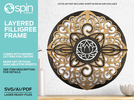 Layered Filligree Design 17 Round Designed to Assemble - Etsy