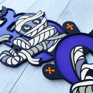 MUMMY "boo" Sign - Halloween - Laser Ready File - Glowforge and Other ...