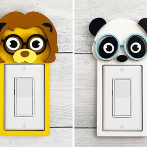 Master Bundle - Zoo Animal Light Switch Decor - 15 Designs - Laser ...