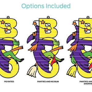 SMASHED WITCH "boo" Sign - Halloween - Laser Ready File - Glowforge and ...