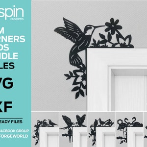 Trim Corners - Birds Bundle - 6 Files - SVG/AI/DXF - Laser Ready Files ...