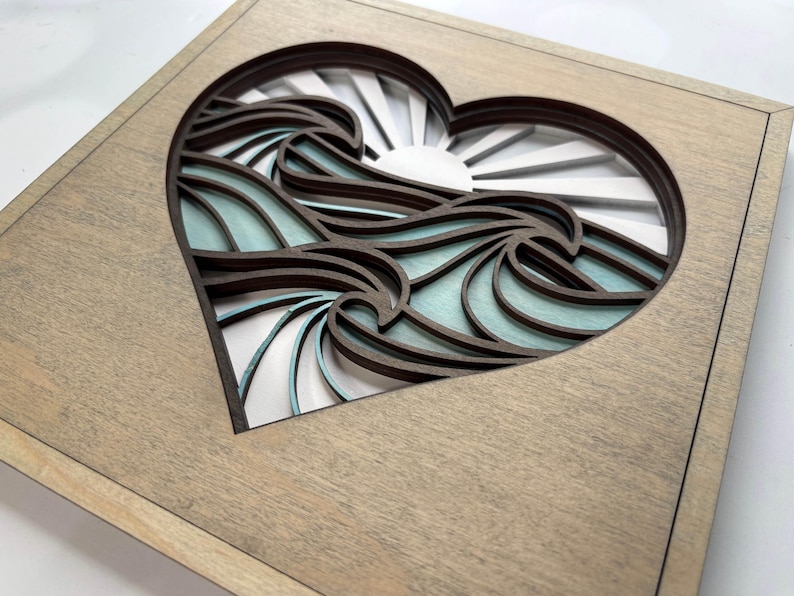 Heart Layered Signs Master Bundle - 17 Designs - Laser Ready Files ...