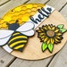 Bumble Bee hello Sign Laser Cut File Includes - Etsy