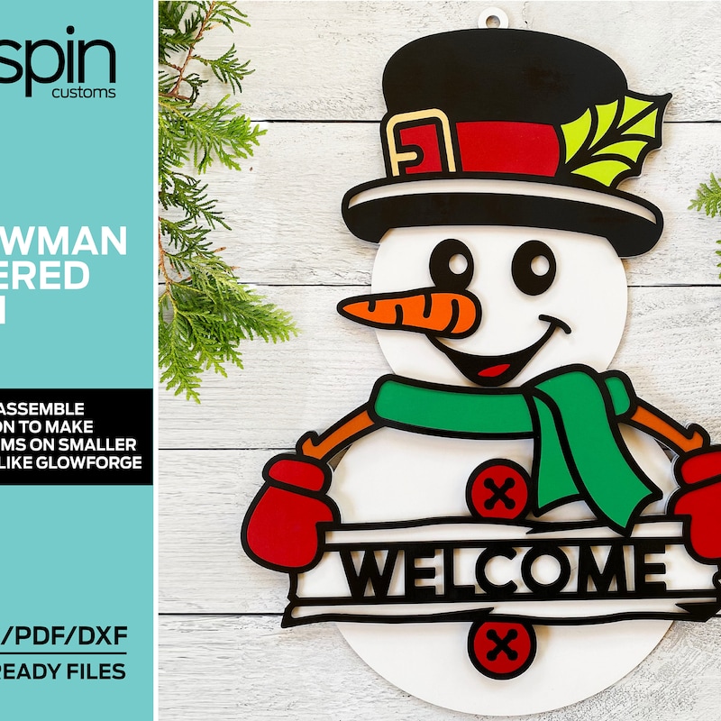 Snowman Signs - Etsy