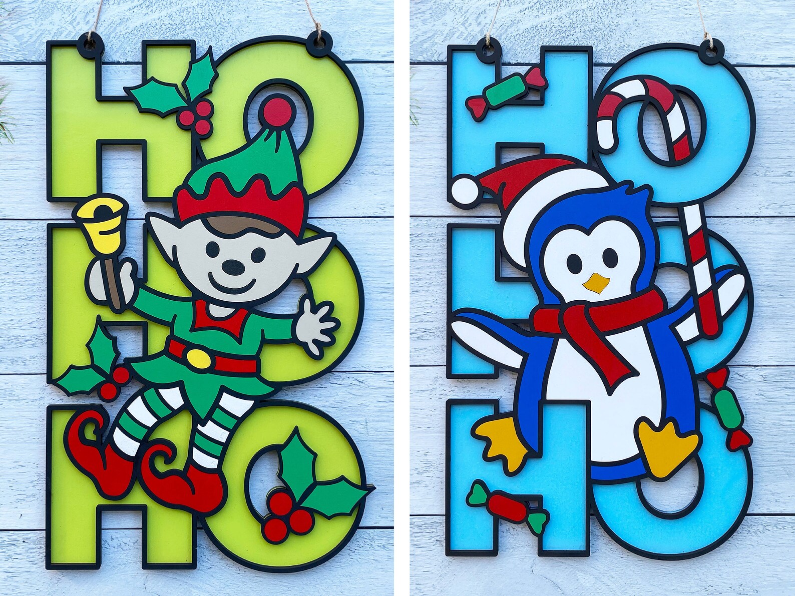 Master Bundle HO HO HO Signs 16 Designs Christmas - Etsy