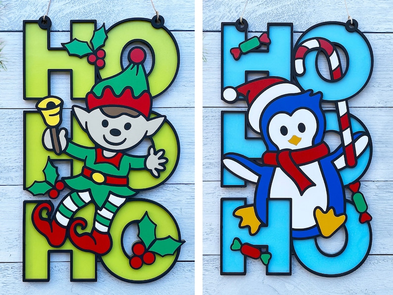 Master Bundle HO HO HO Signs 16 Designs Christmas - Etsy