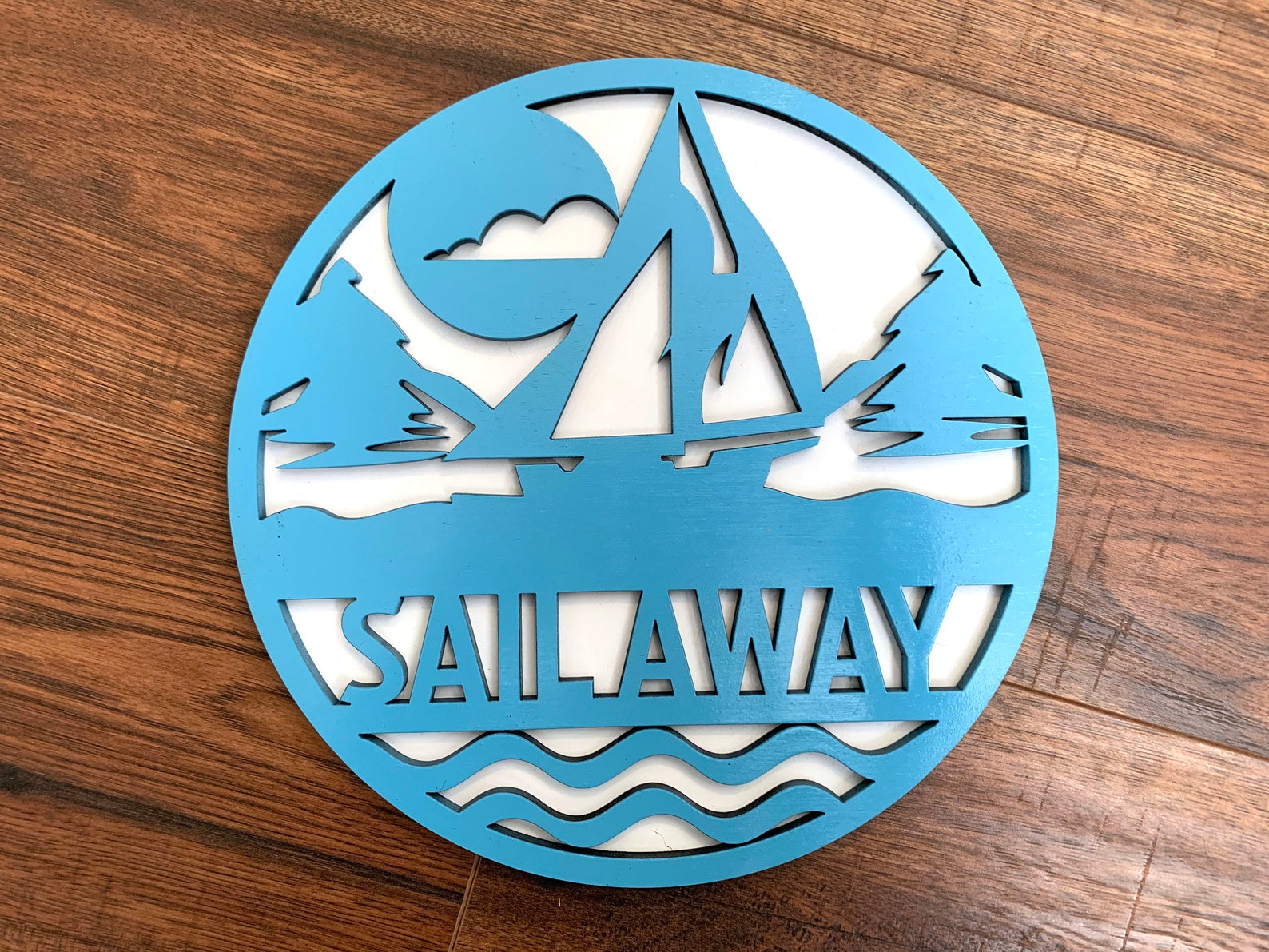 Nautical Theme Rounds Digital Laser Ready Files SVG - Etsy