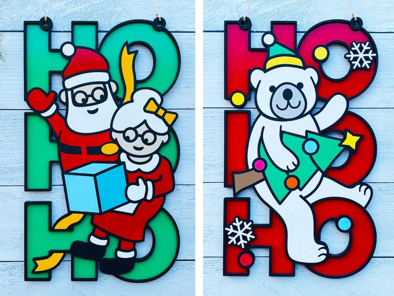 Master Bundle HO HO HO Signs 16 Designs Christmas - Etsy