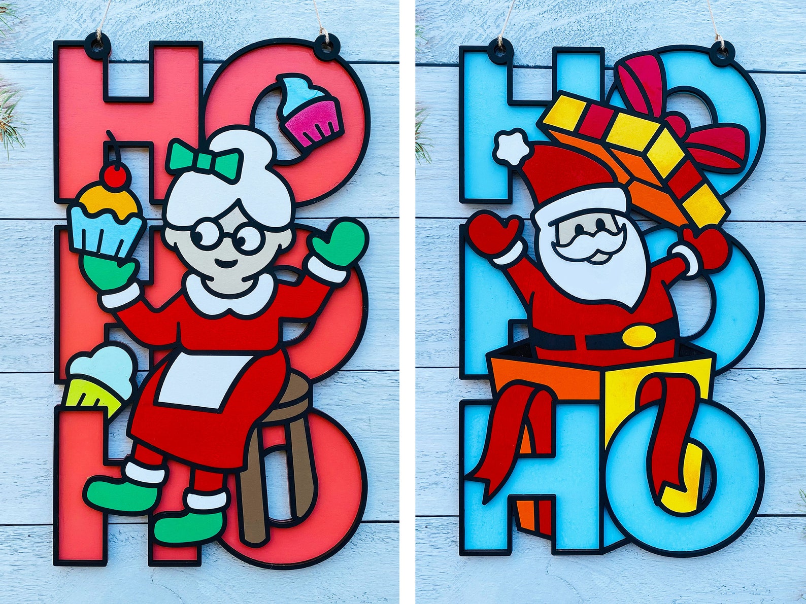 Master Bundle HO HO HO Signs 16 Designs Christmas - Etsy