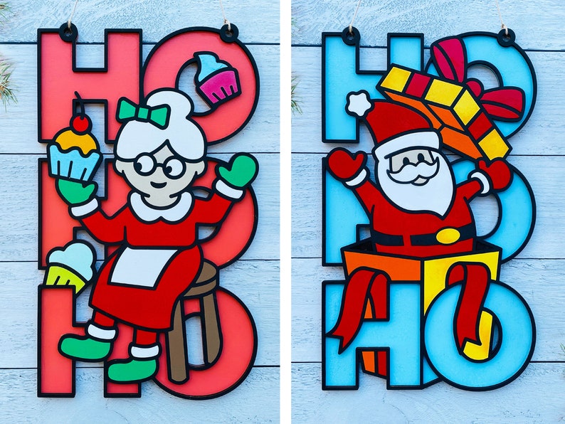 Master Bundle HO HO HO Signs 16 Designs Christmas - Etsy