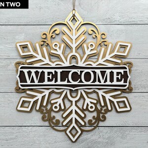 Snowflake Signs & Ornaments - Includes Assemble Version - Laser Cut ...