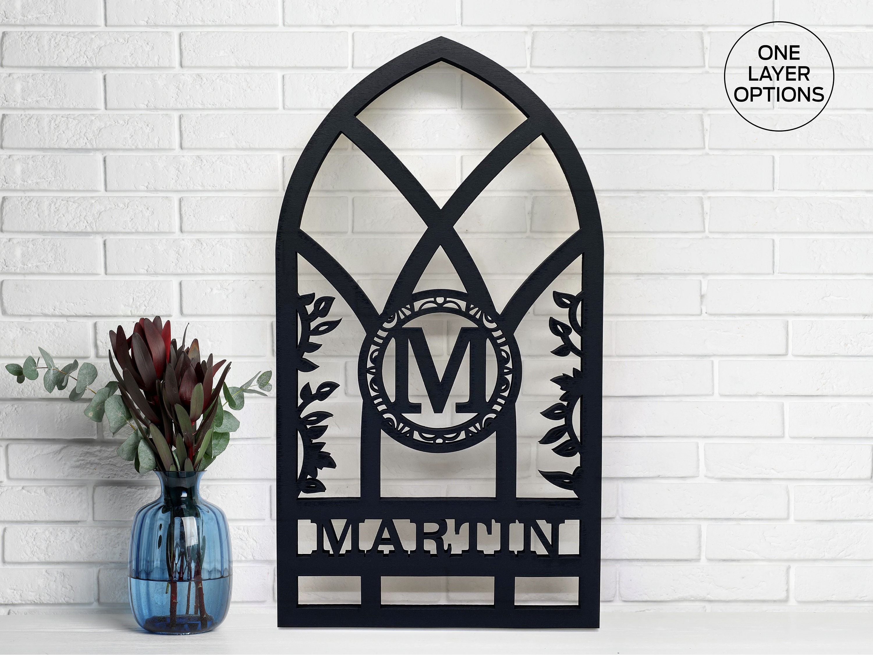 Arch Window Monograms Digital Laser Ready File SVG 316 - Etsy