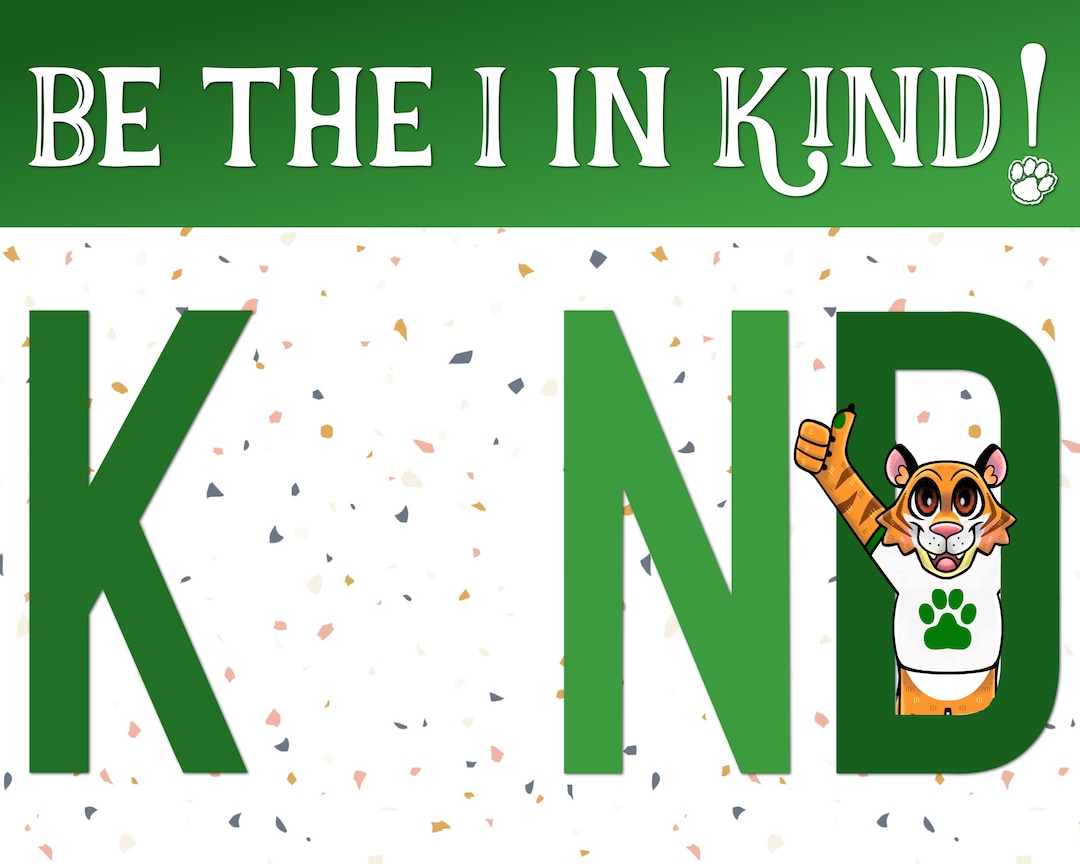 School Kindness Banner Digital Image - Be the I in Kind! - Customizable ...