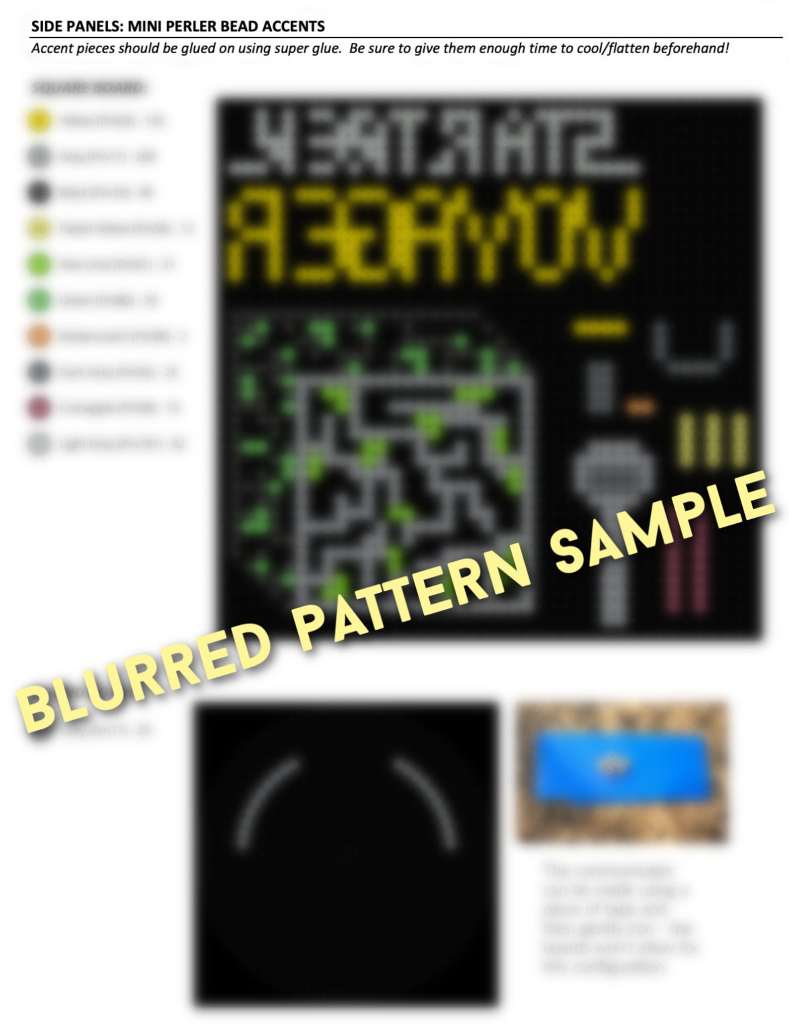 Star Trek Voyager Perler Fuse Bead Pen or Pencil Holder Pattern - Etsy