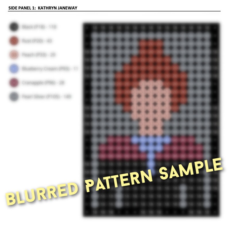Star Trek Voyager Perler Fuse Bead Pen or Pencil Holder Pattern - Etsy