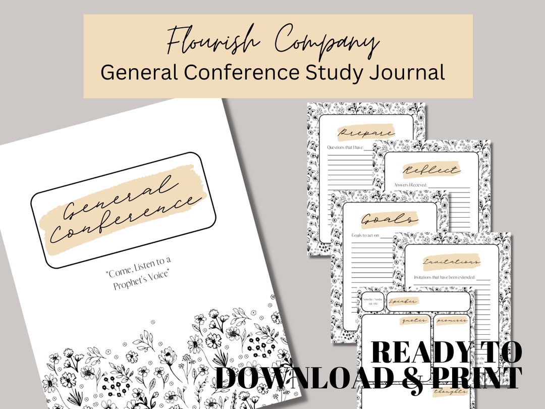 General Conference Study Journal, General Conference Notebook for Women ...