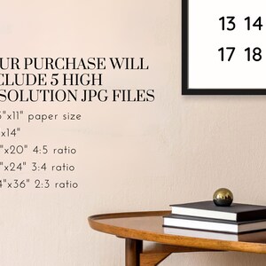 Alphabet and Numbers Poster, Playroom Decor, Educational Posters, Kids ...