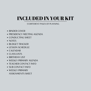 LDS 2024 Primary Planner, Fully Editable Primary Planner, Printable ...