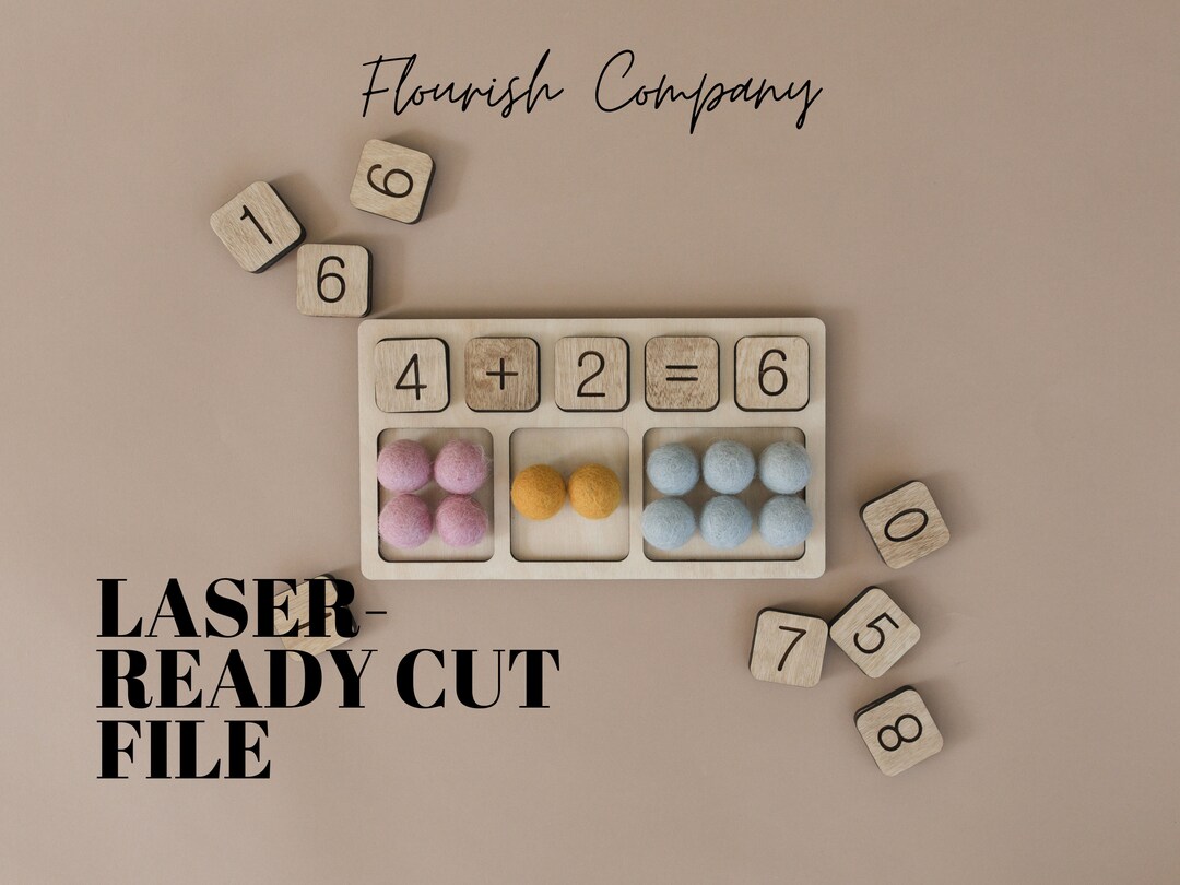 Math Learning Board SVG for Glowforge | Instant Digital Download ...