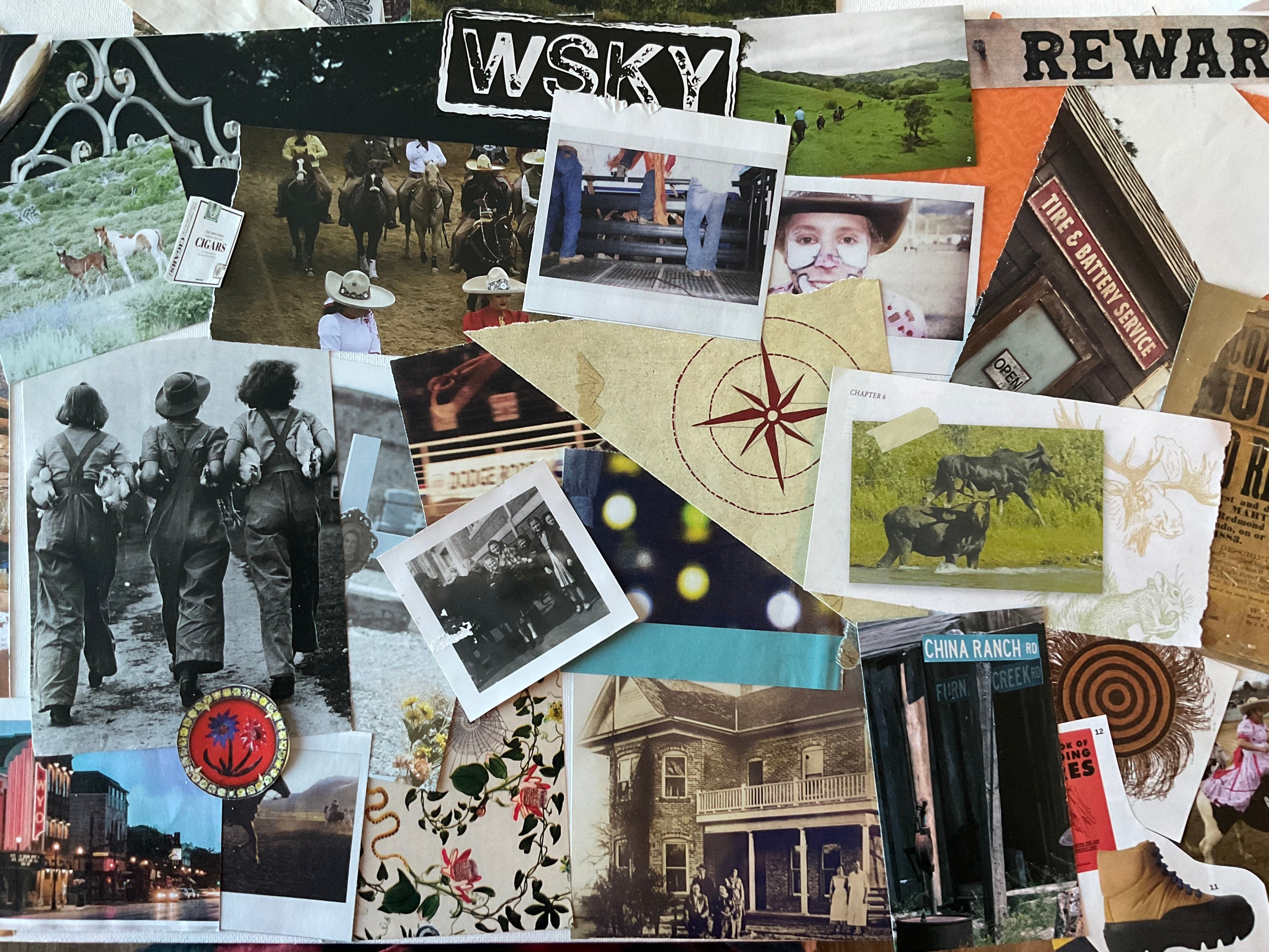 Wild, Wild West: 70+ Piece Curated Collage Collection - Etsy