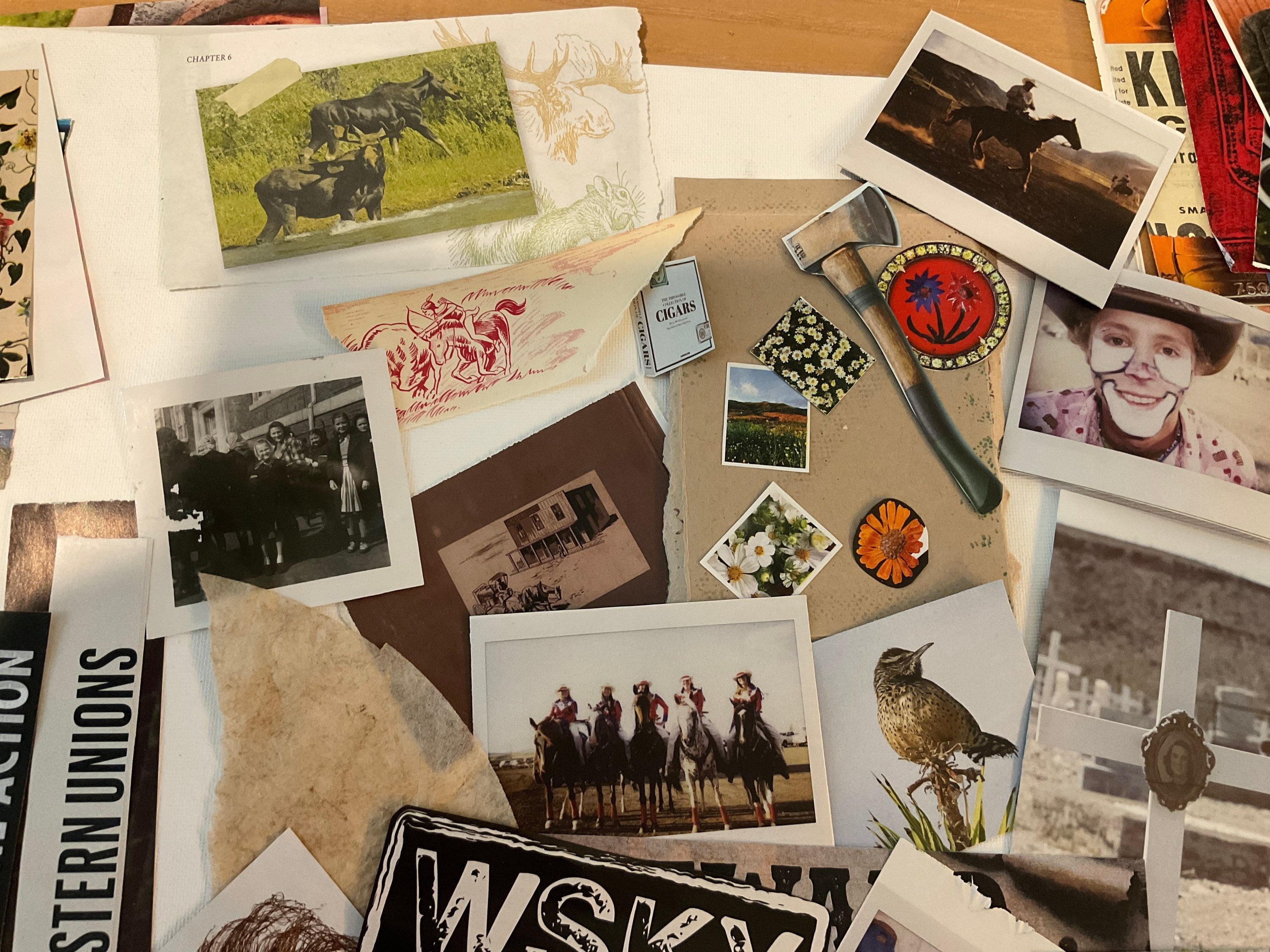 Wild, Wild West: 70+ Piece Curated Collage Collection - Etsy
