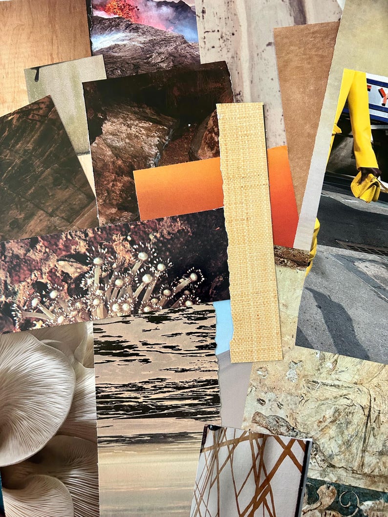 Textures (warm Tones): 100+ Piece Curated Collage Collection - Etsy