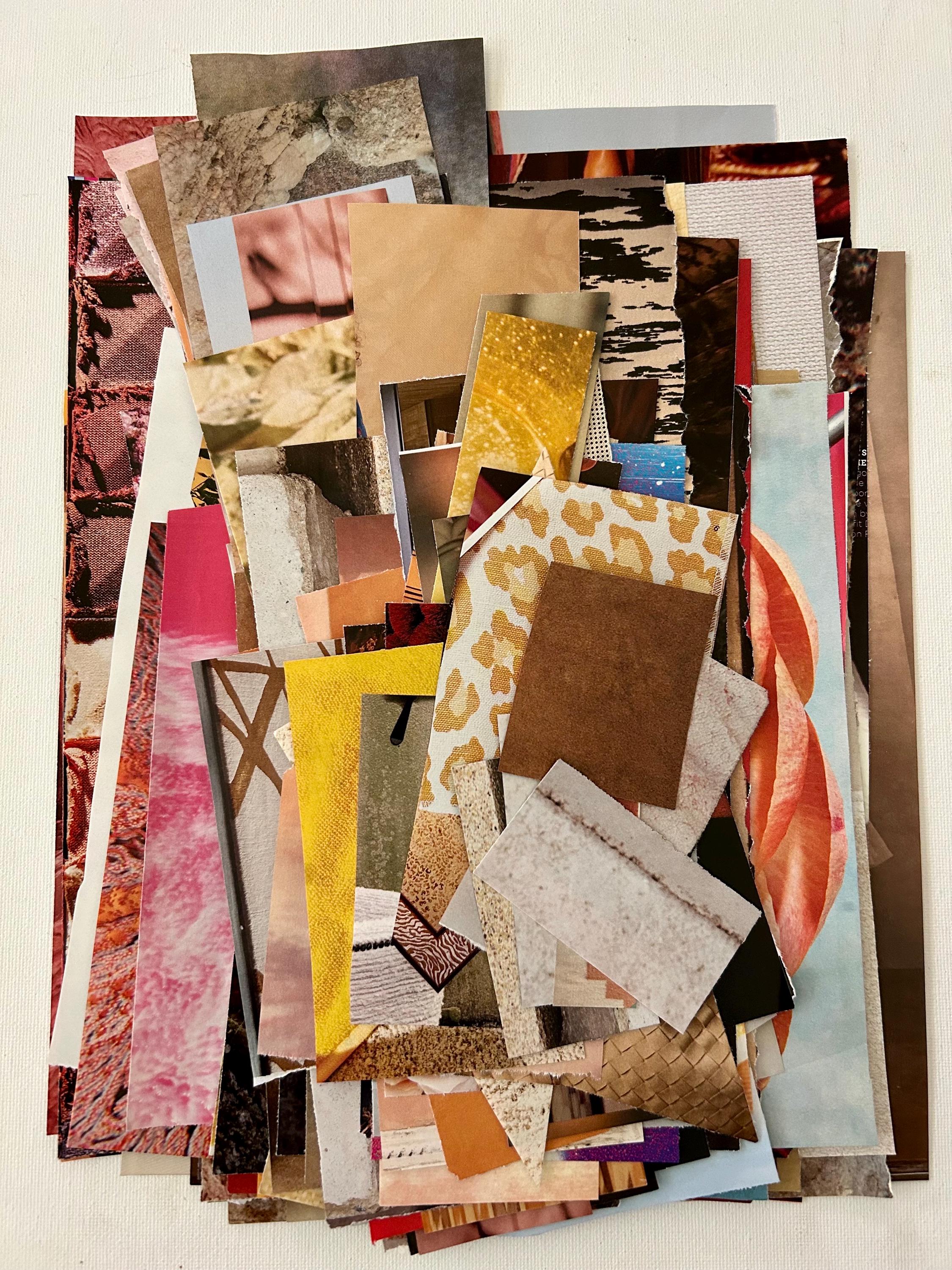 Textures (warm Tones): 100+ Piece Curated Collage Collection - Etsy