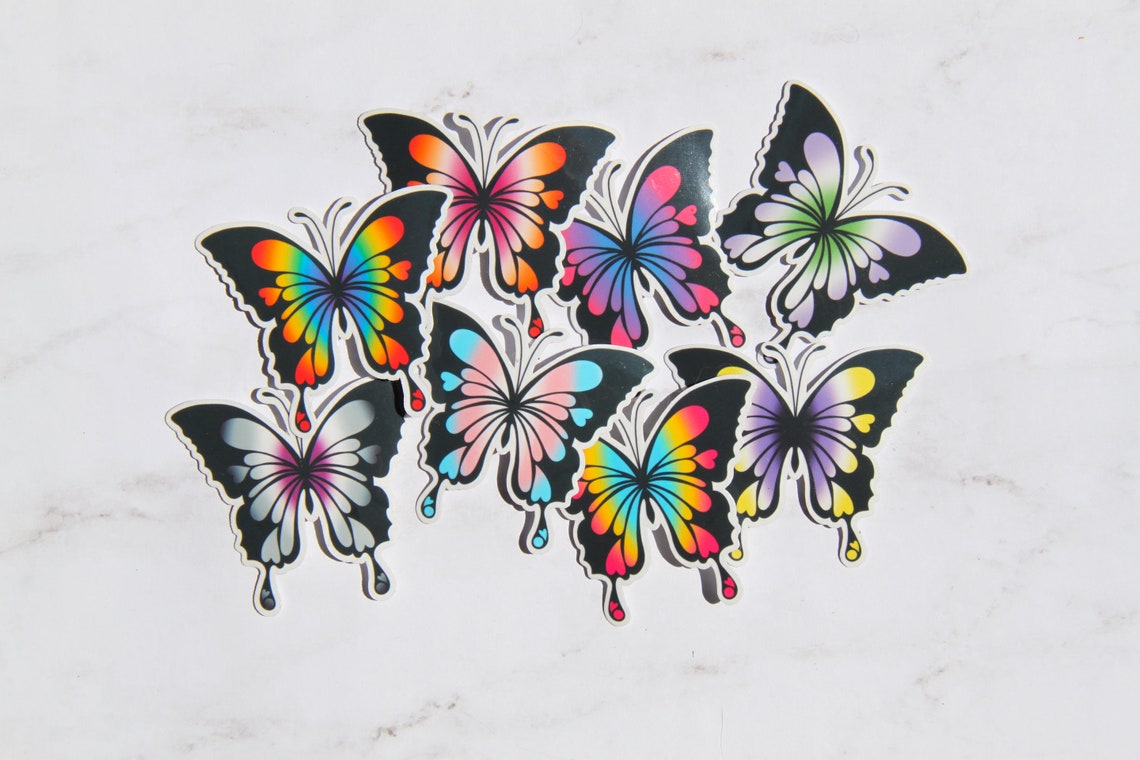 Pride Flag Butterfly / Lesbian Gay Bisexual Trans Queer Plus / - Etsy ...