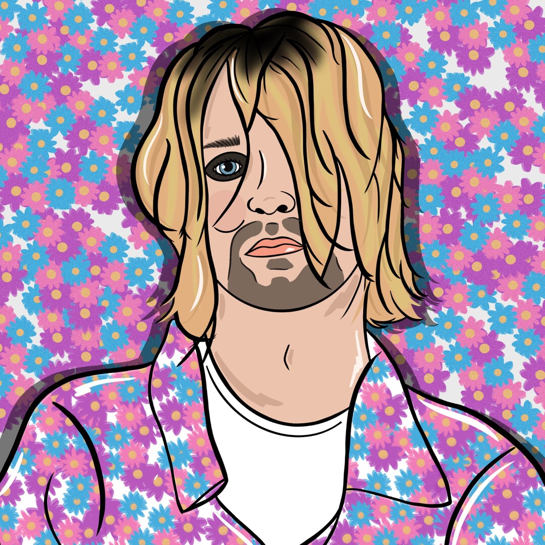 Kurt / Floral Print - Etsy