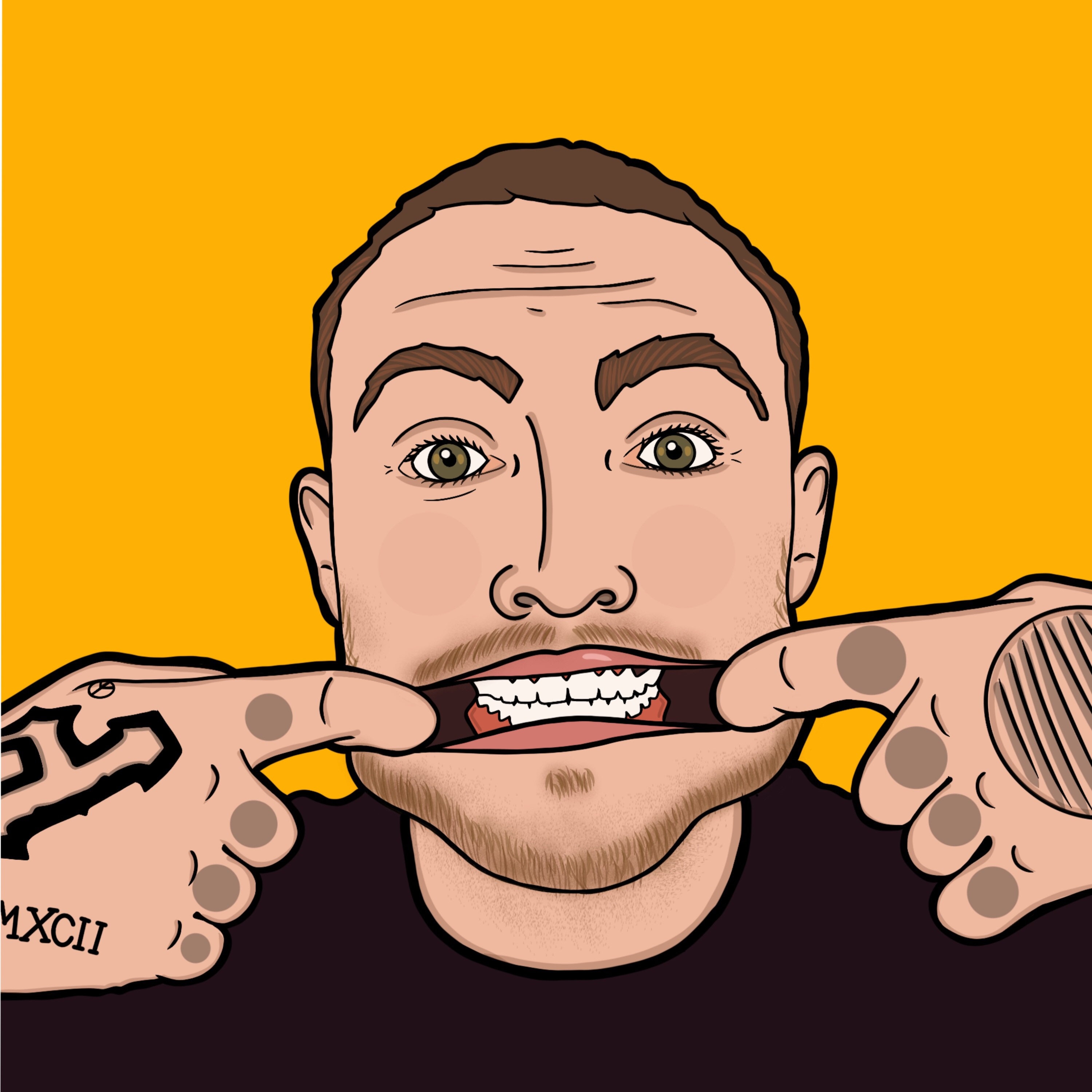 Mac Miller Cartoon Drawing