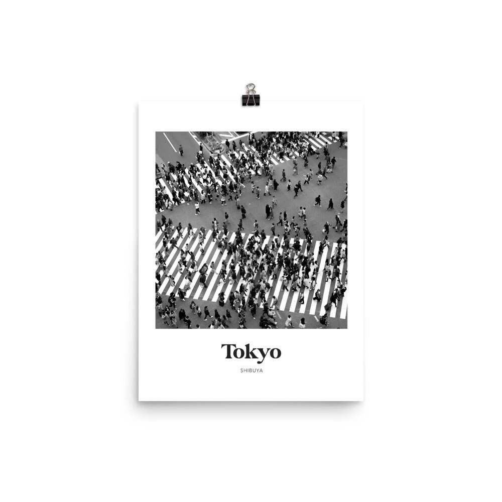 Tokyo Shibuya Crossing Print, Shibuya Photo, Tokyo Poster, Japan Photo ...