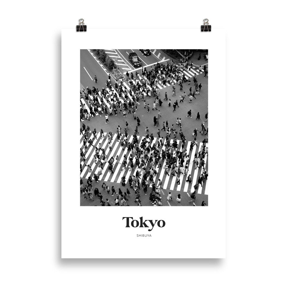 Tokyo Shibuya Crossing Print, Shibuya Photo, Tokyo Poster, Japan Photo ...