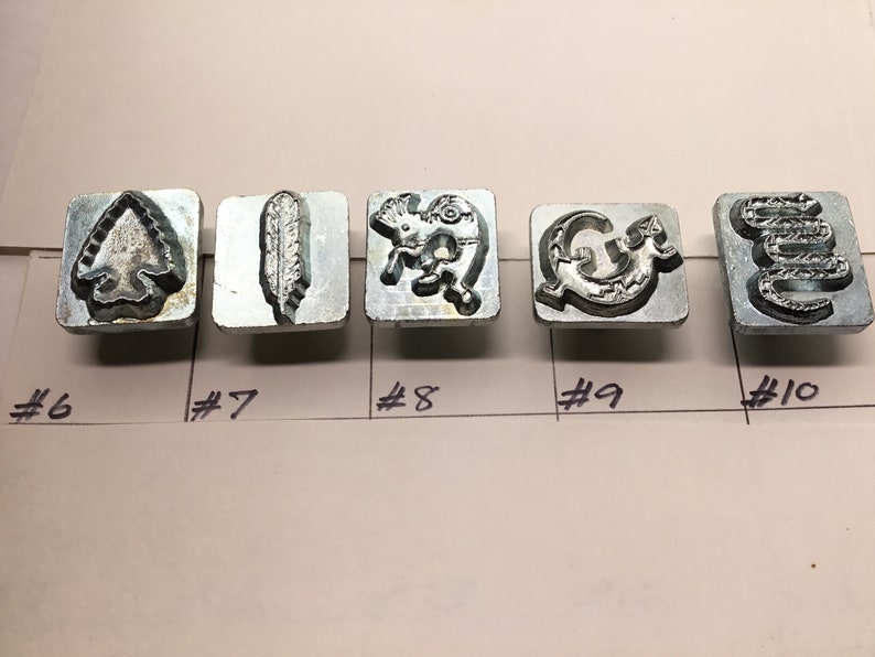 Vintage Craftool Co USA 2D-3D Pictorial Leather Stamps 1" Have 20 to ...