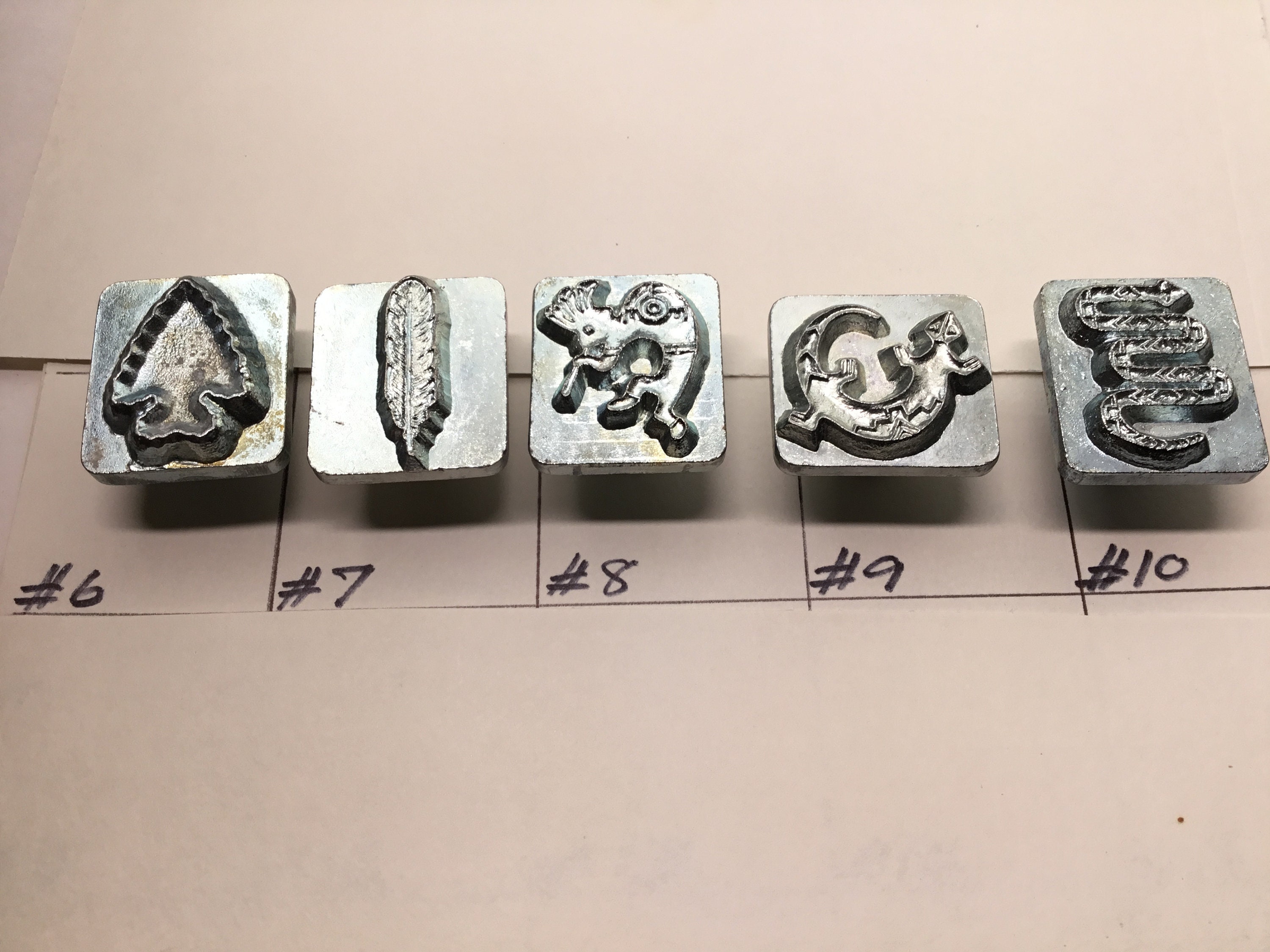 Vintage Craftool Co USA 2D-3D Pictorial Leather Stamps 1" Have 20 to ...