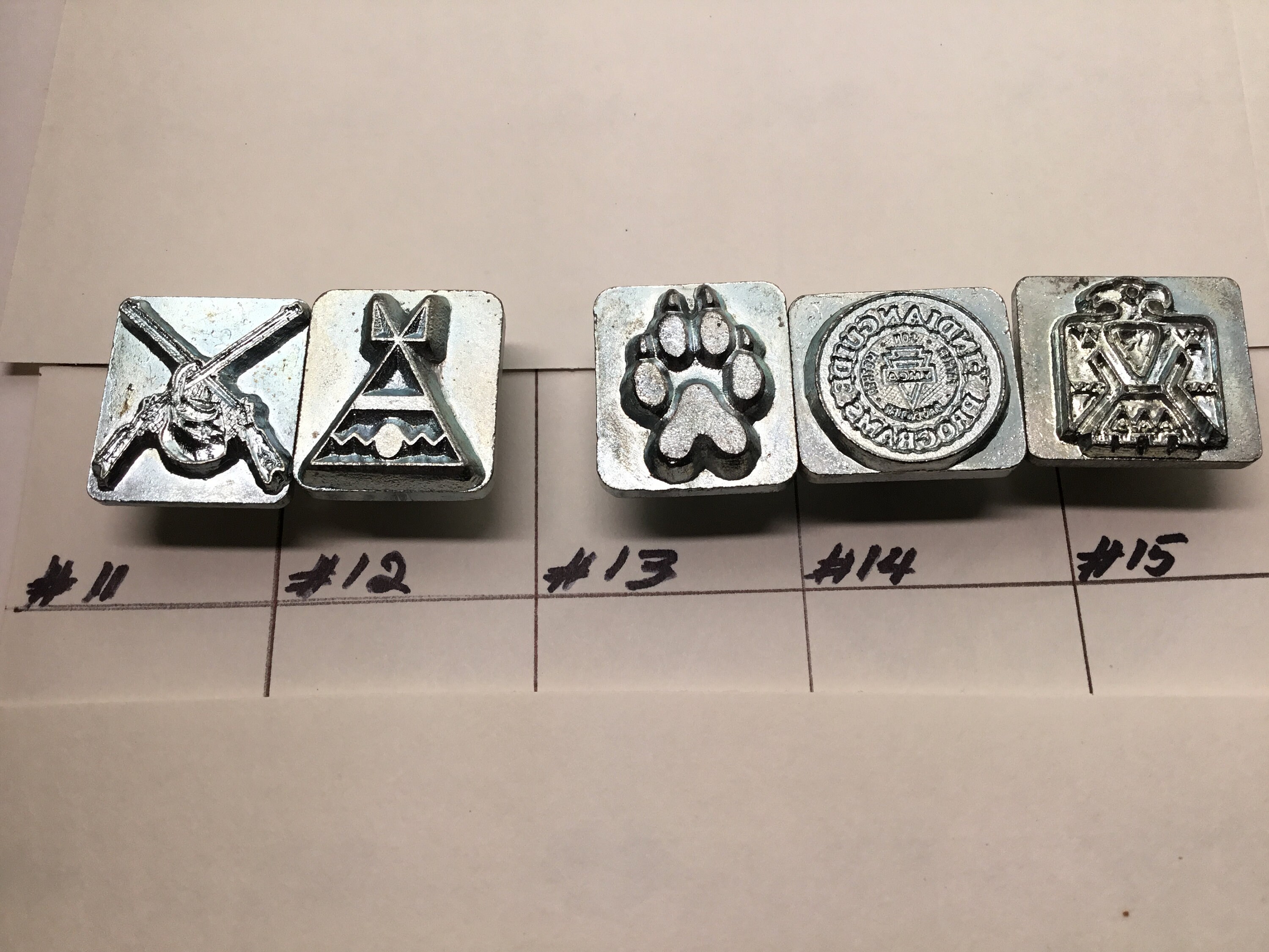 Vintage Craftool Co USA 2D-3D Pictorial Leather Stamps 1" Have 20 to ...