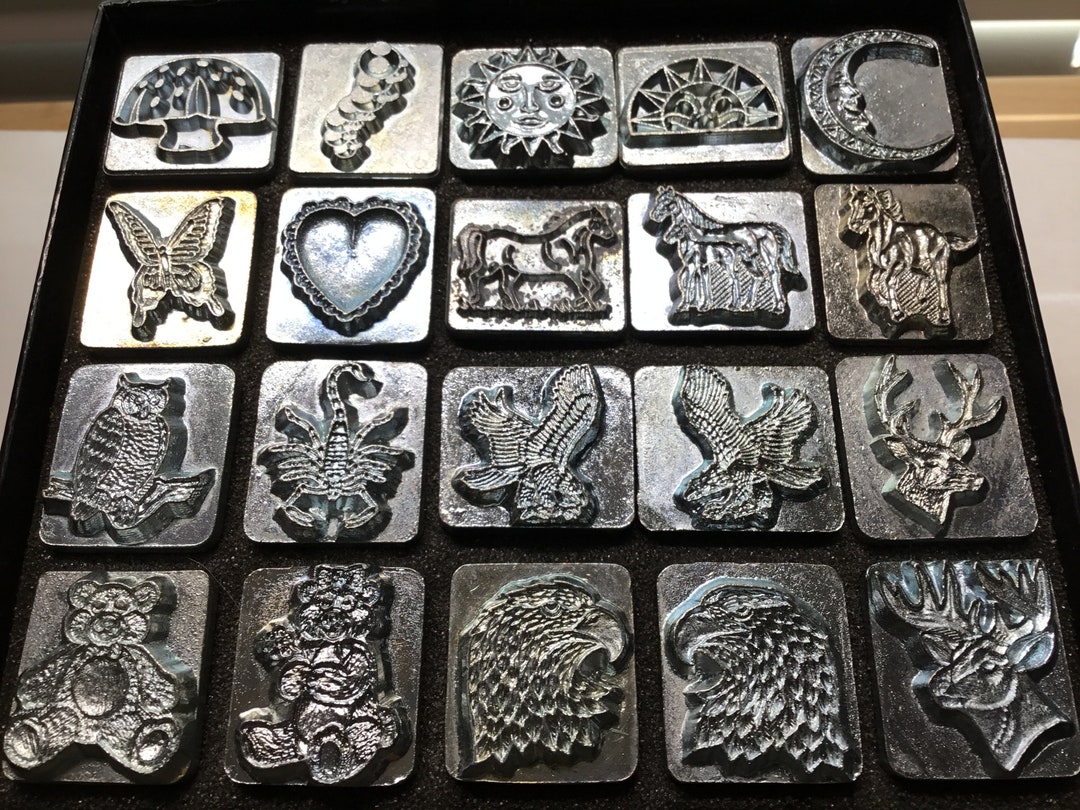 Vintage Craftool Co USA 2D-3D Pictorial Leather Stamps, 20 Available to ...