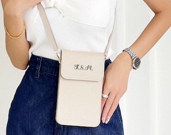 Leather Cross Body Phone Case - Etsy