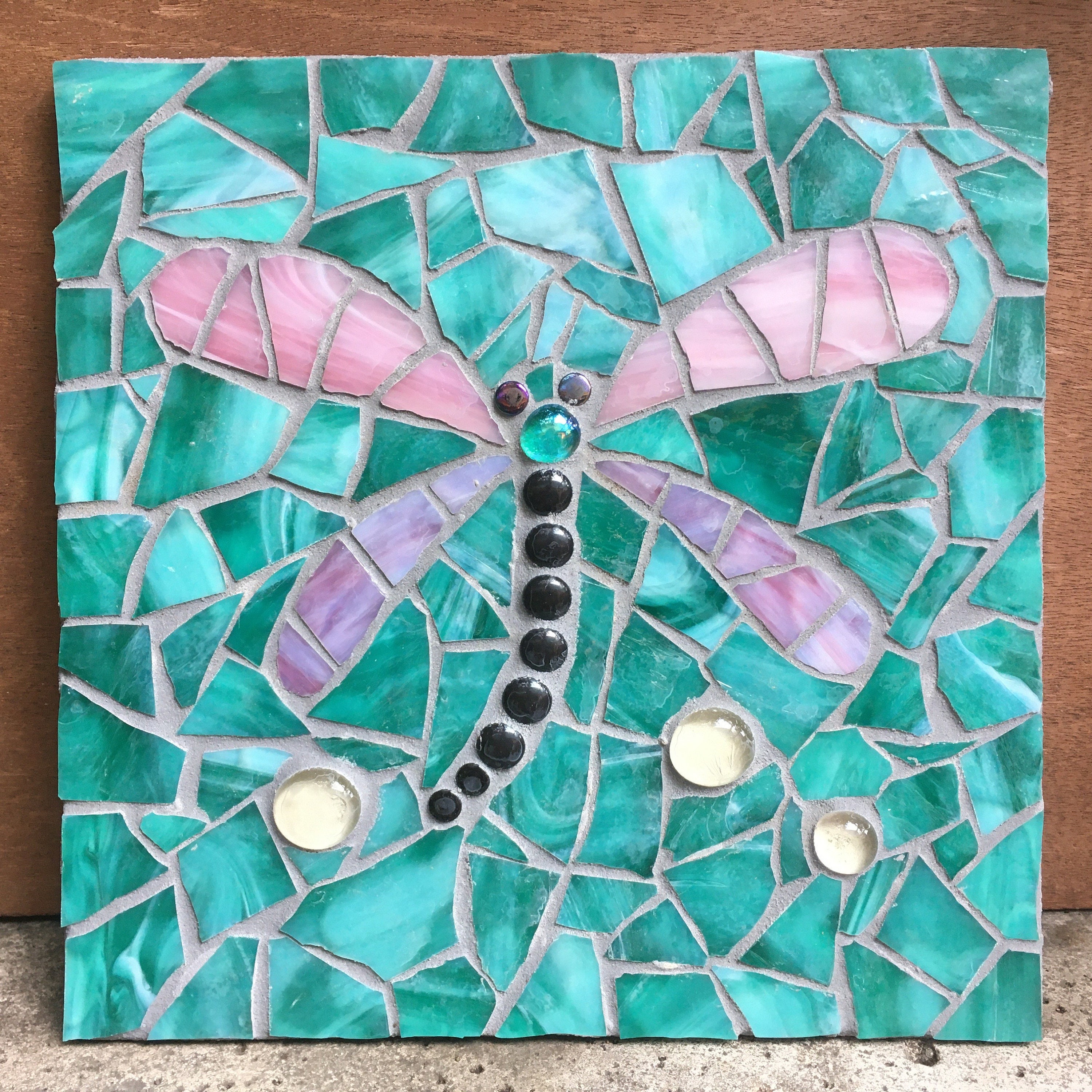 Dragonfly DIY Mosaic Kit | Etsy