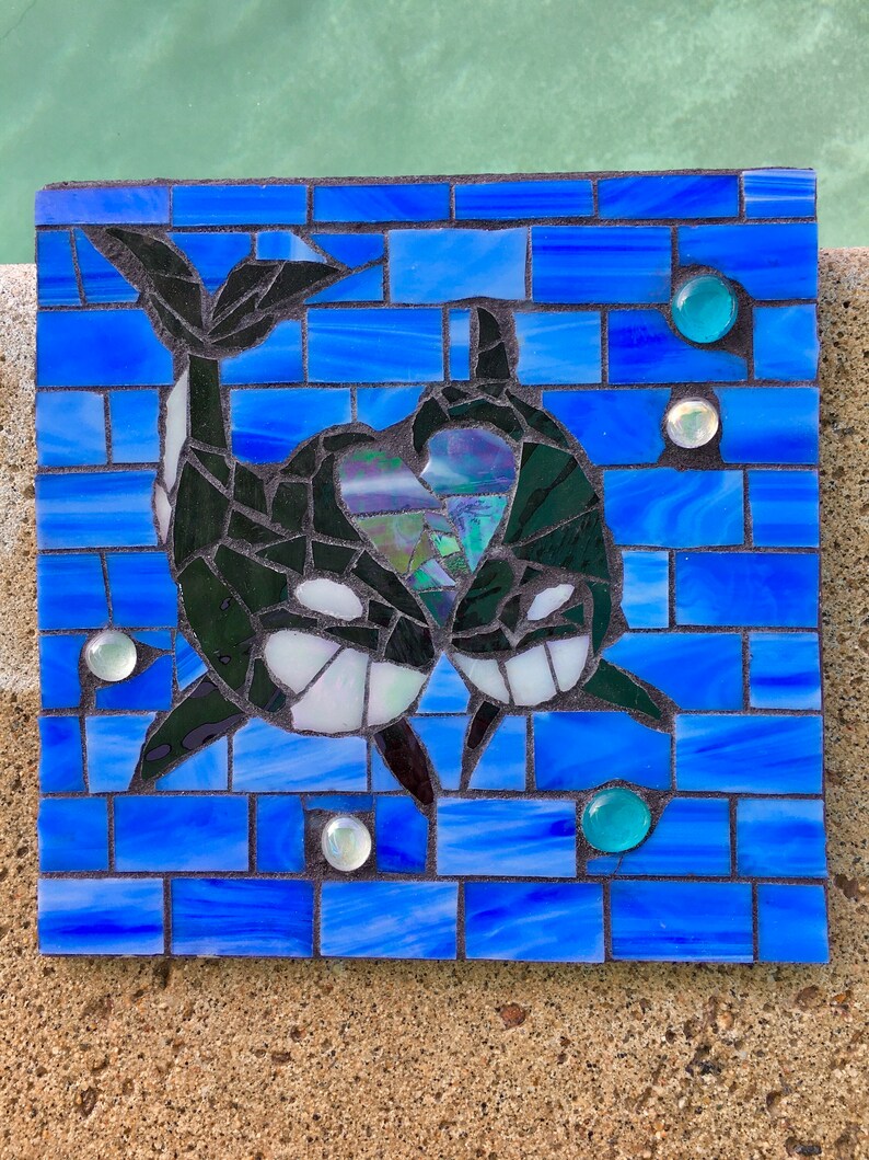 Orca Whales DIY Mosaic Kit - Etsy