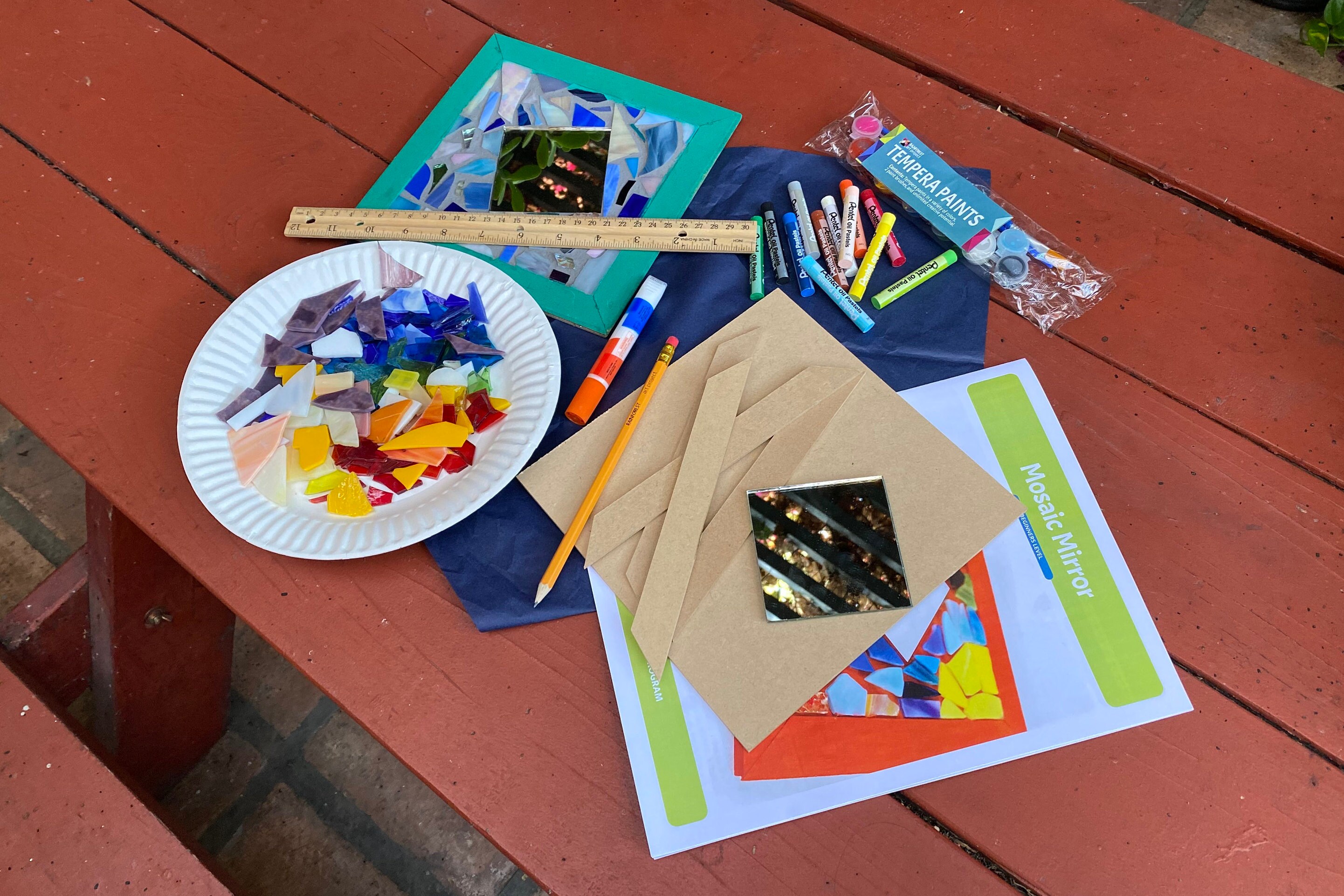 Mosaic Mirror DIY Kit - Etsy