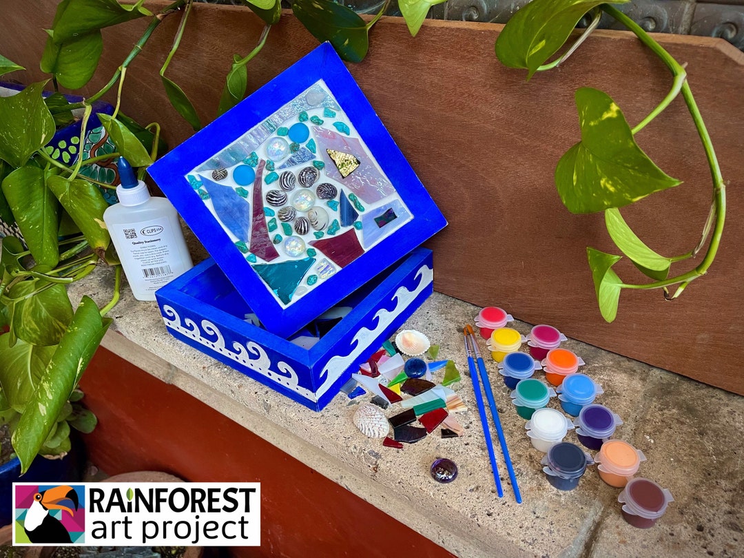 Mosaic Treasure Box DIY Kit - Etsy