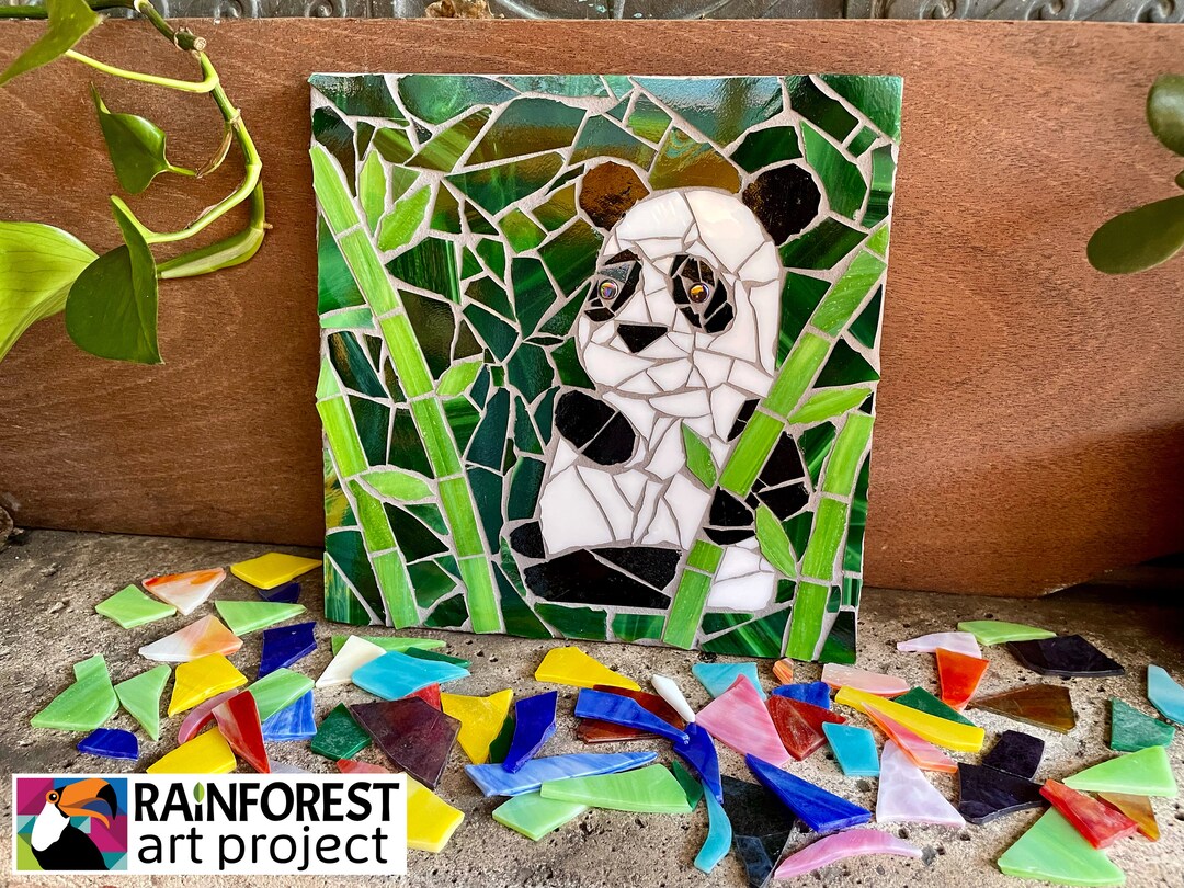 Panda DIY Mosaic Kit - Etsy
