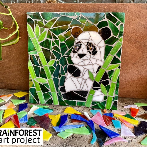 Panda DIY Mosaic Kit - Etsy