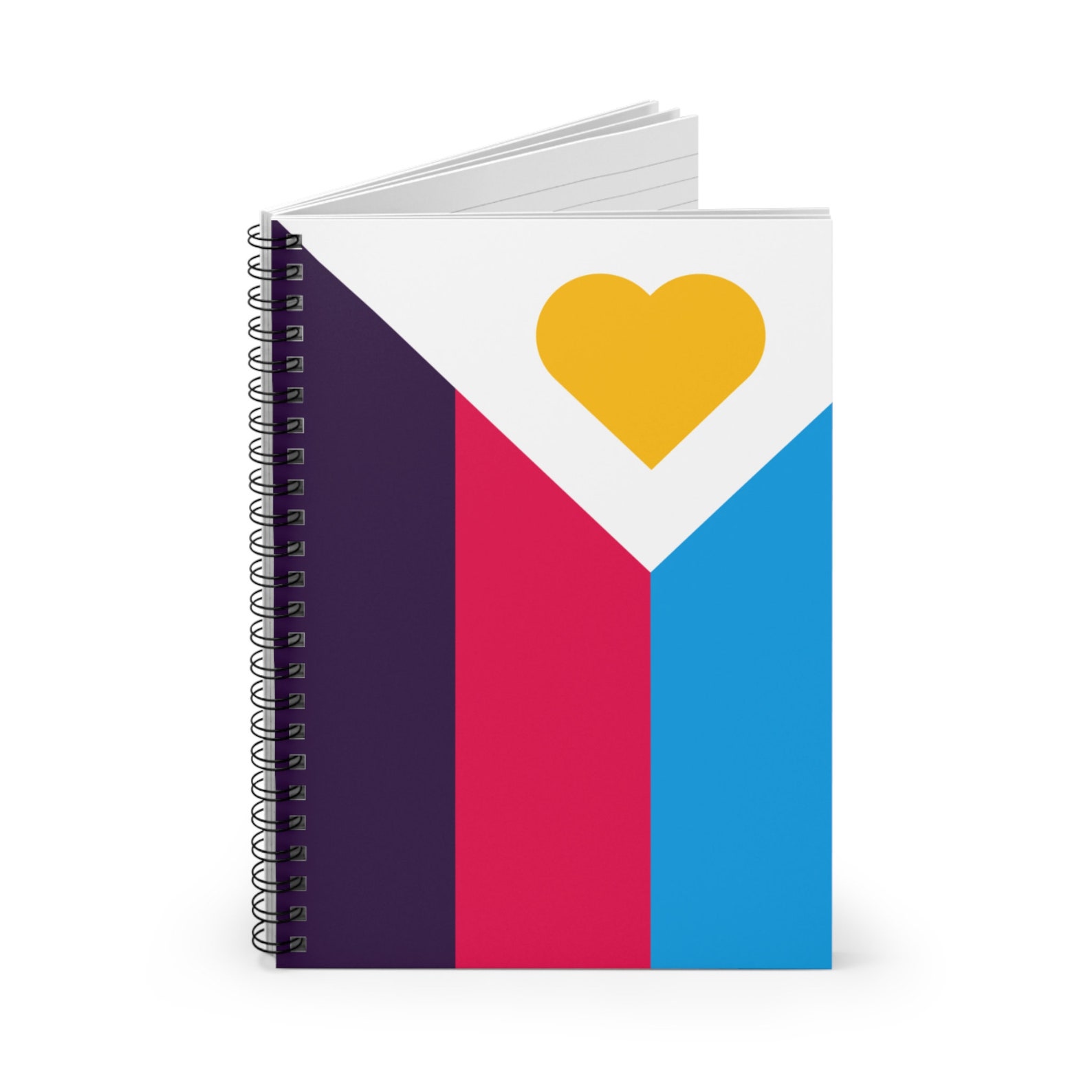 Polyamory Pride Flag Spiral Notebook, LGBTQIA+ Home Decor, Inclusive ...