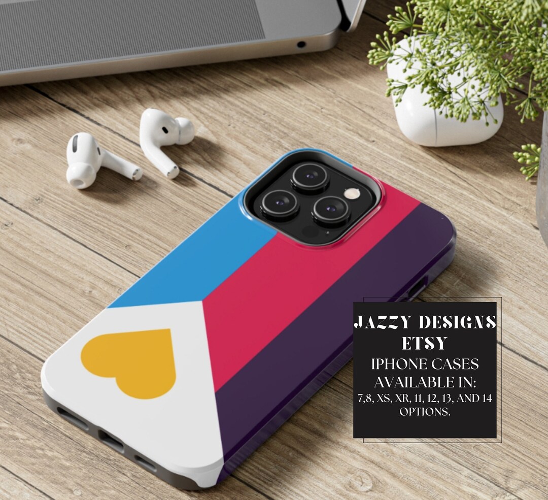 New Polyamorous Pride Flag Tough and Durable iPhone Cases, LGBTQIA+ ...
