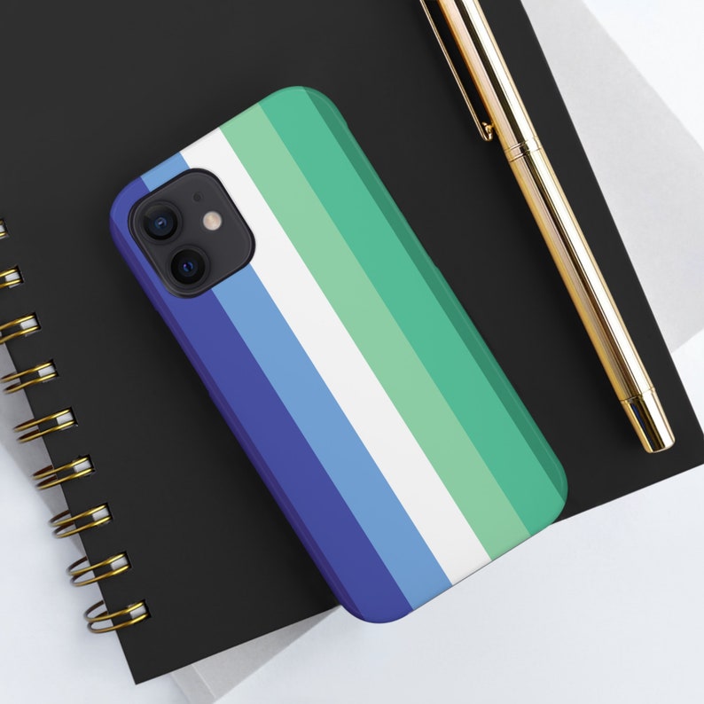 Gay Men Pride Flag Tough and Durable iPhone Cases, LGBTQIA+ iPhone ...