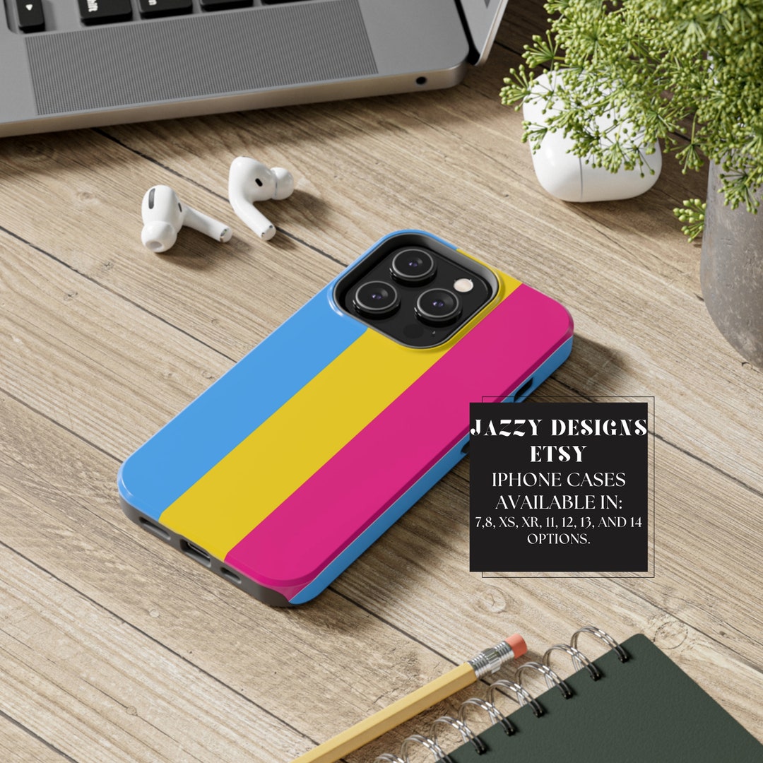 Pansexual Pride Flag Tough and Durable iPhone Cases, LGBTQIA+ iPhone ...