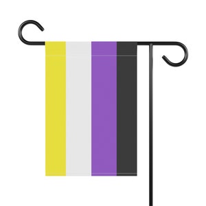 Non Binary Pride Flag Garden & House Banner (no Pole), LGBTQIA+ Home ...