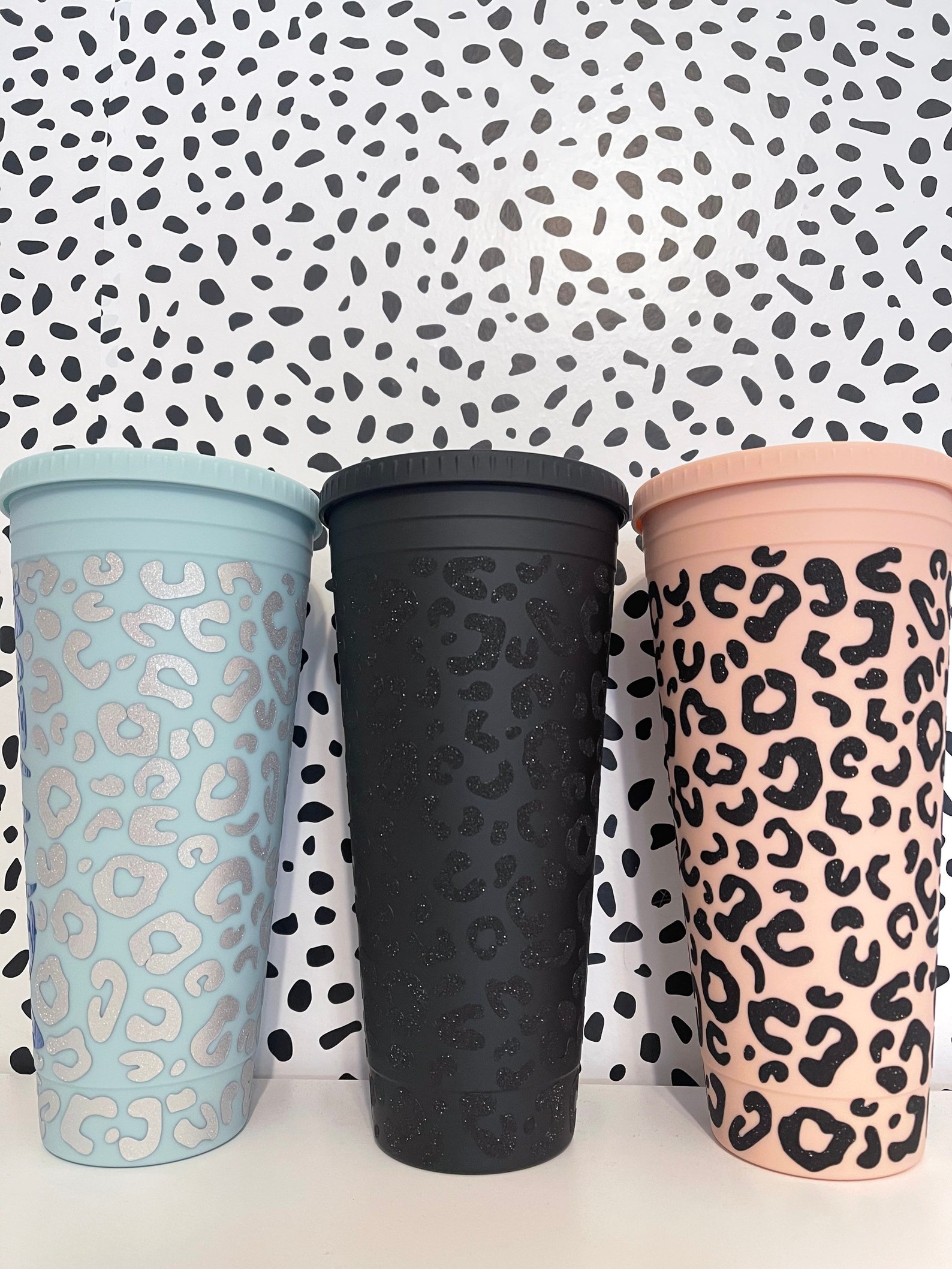 HUGE 32 OZ Matte Cheetah Tumbler Cheetah Print Tumblers - Etsy