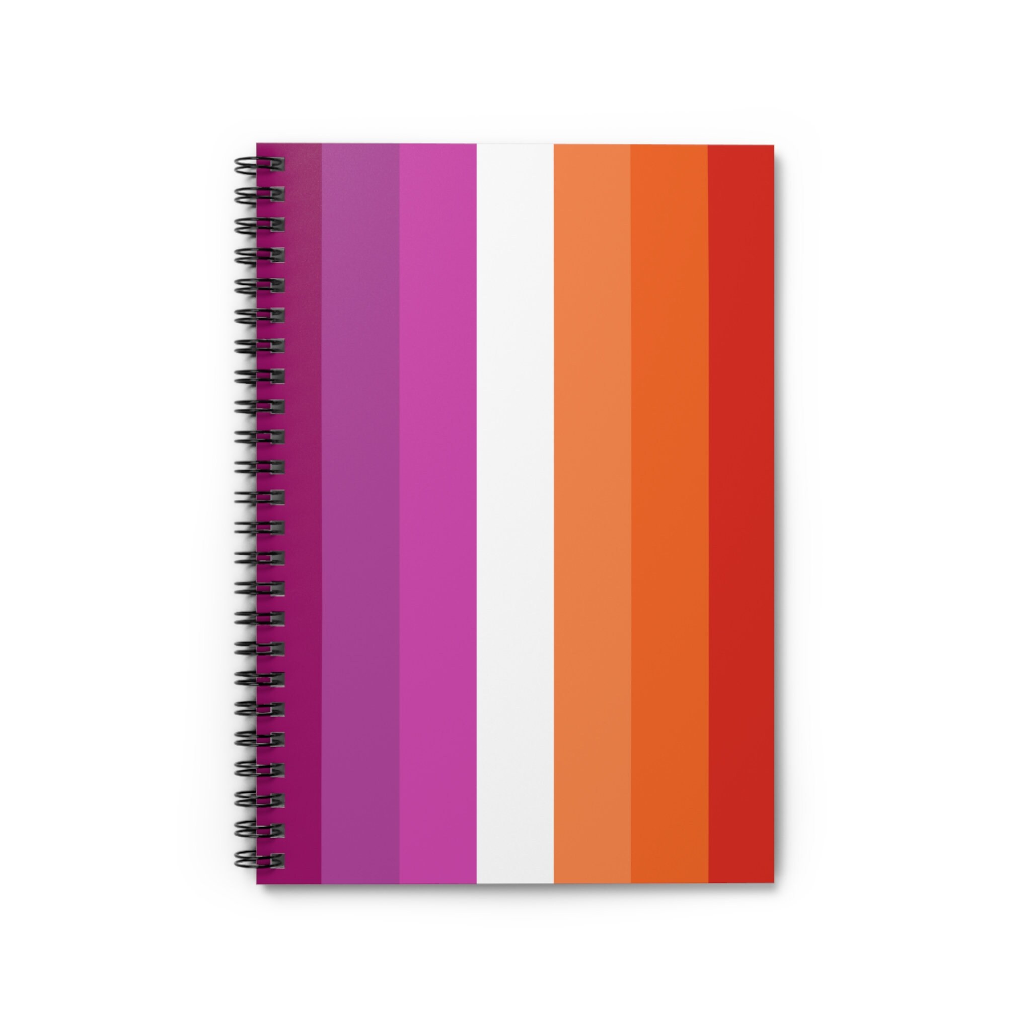 Lesbian Pride Flag Spiral Notebook, LGBTQIA+ Home Decor, Inclusive ...
